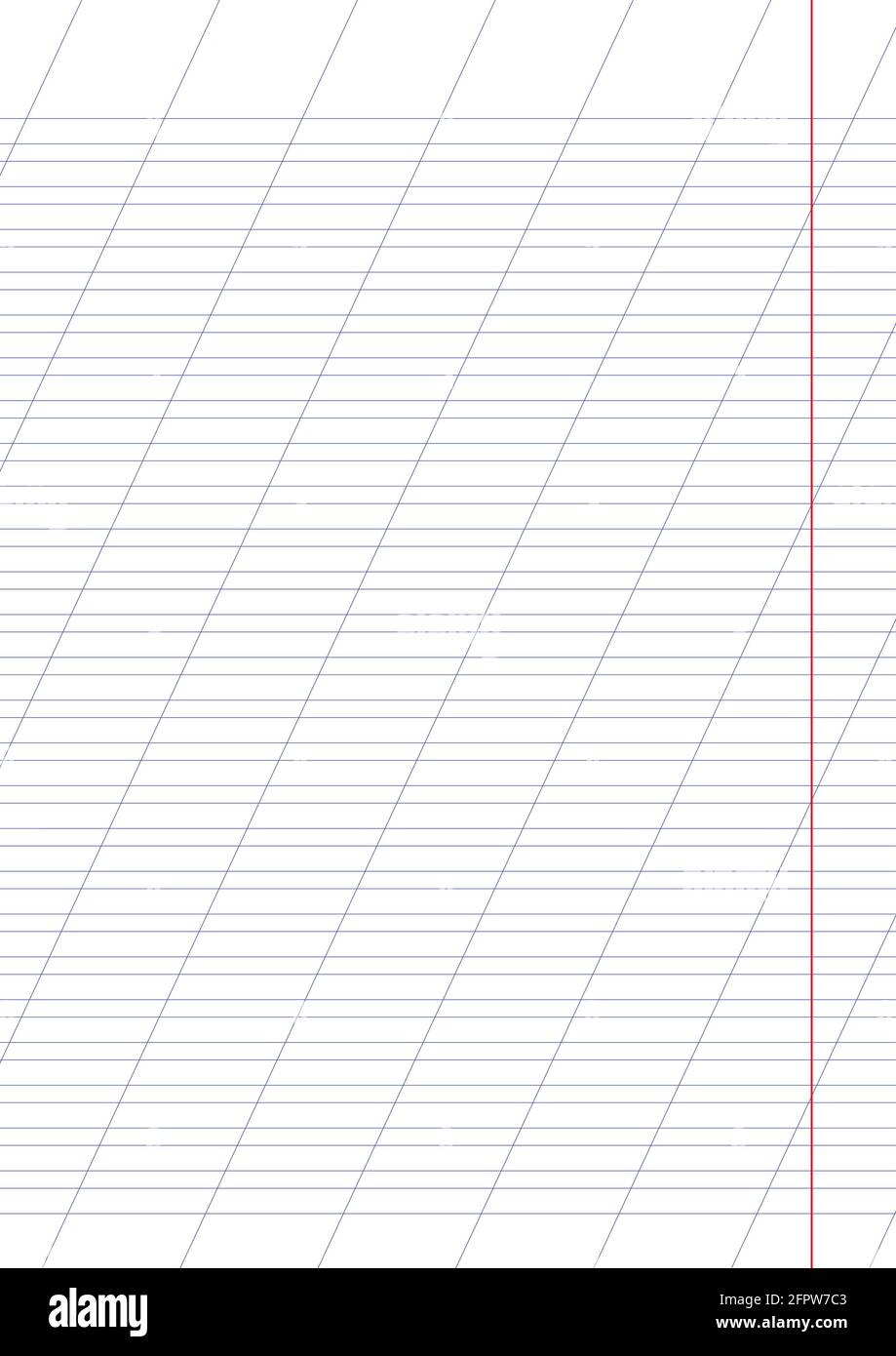 Graph Paper Printable Lined Grid Paper With Color Horisontal Diagonal 