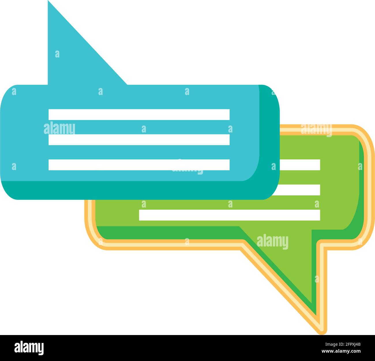 talk bubbles chatting Stock Vector Image & Art - Alamy