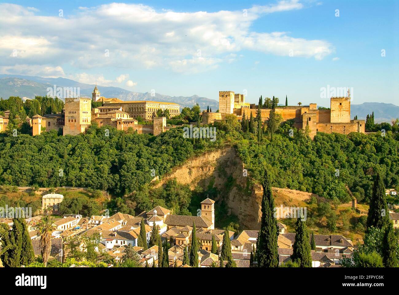 Alhambra palace landscape photograph hi-res stock photography and ...