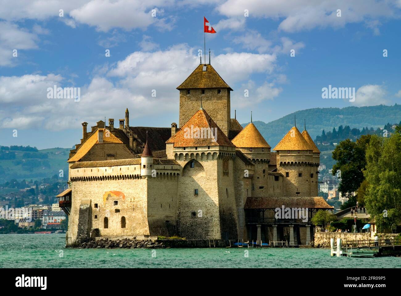 Beautiful view chillon castle hi-res stock photography and images - Alamy