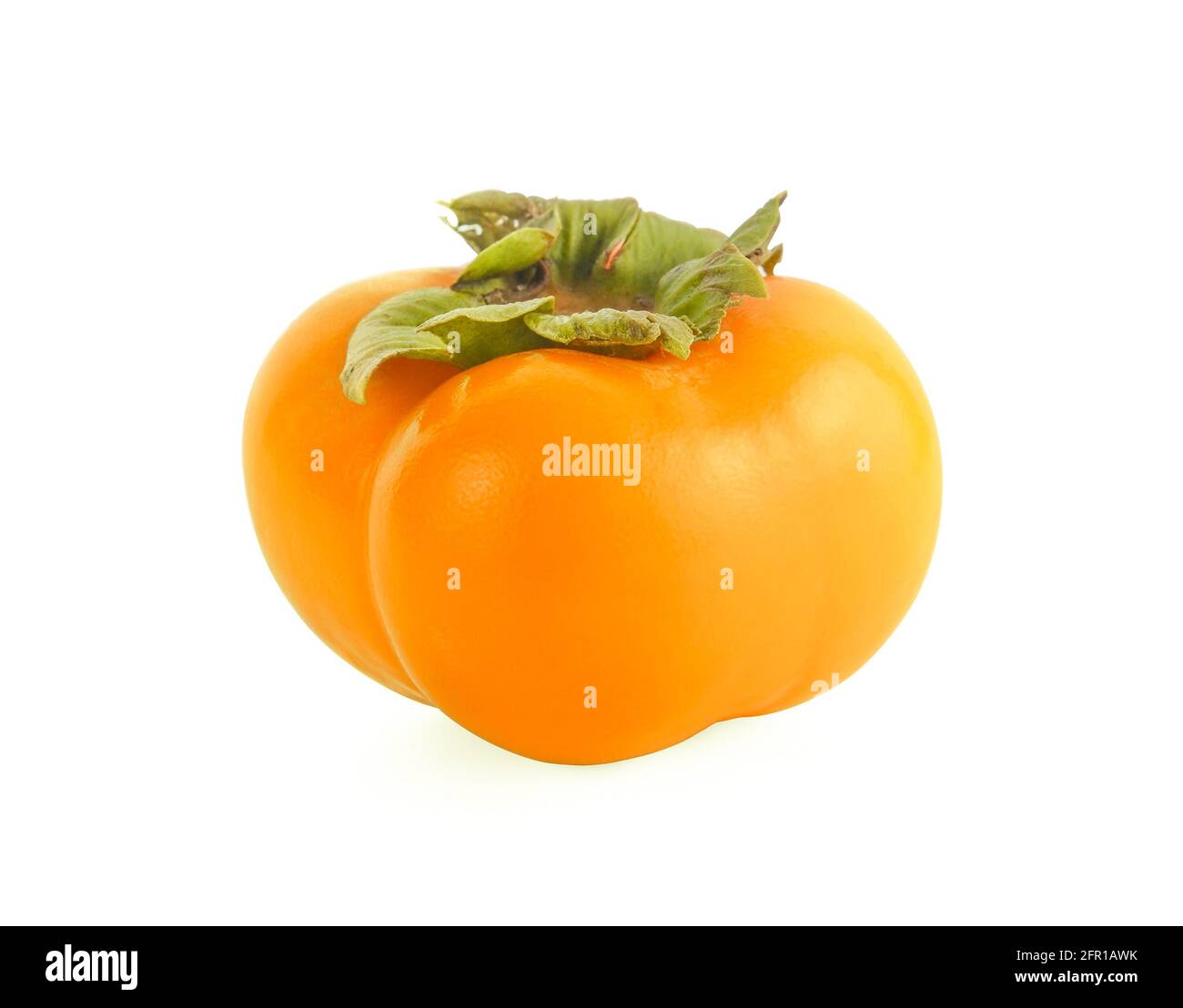 persimmon isolated on white background Stock Photo - Alamy