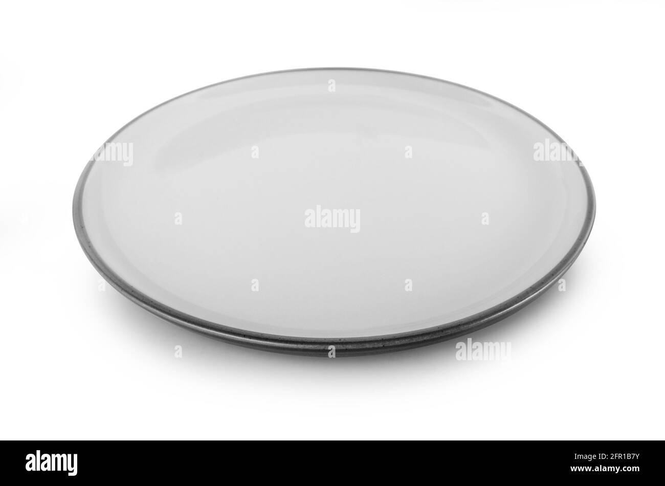 plate isolated on white background Stock Photo - Alamy