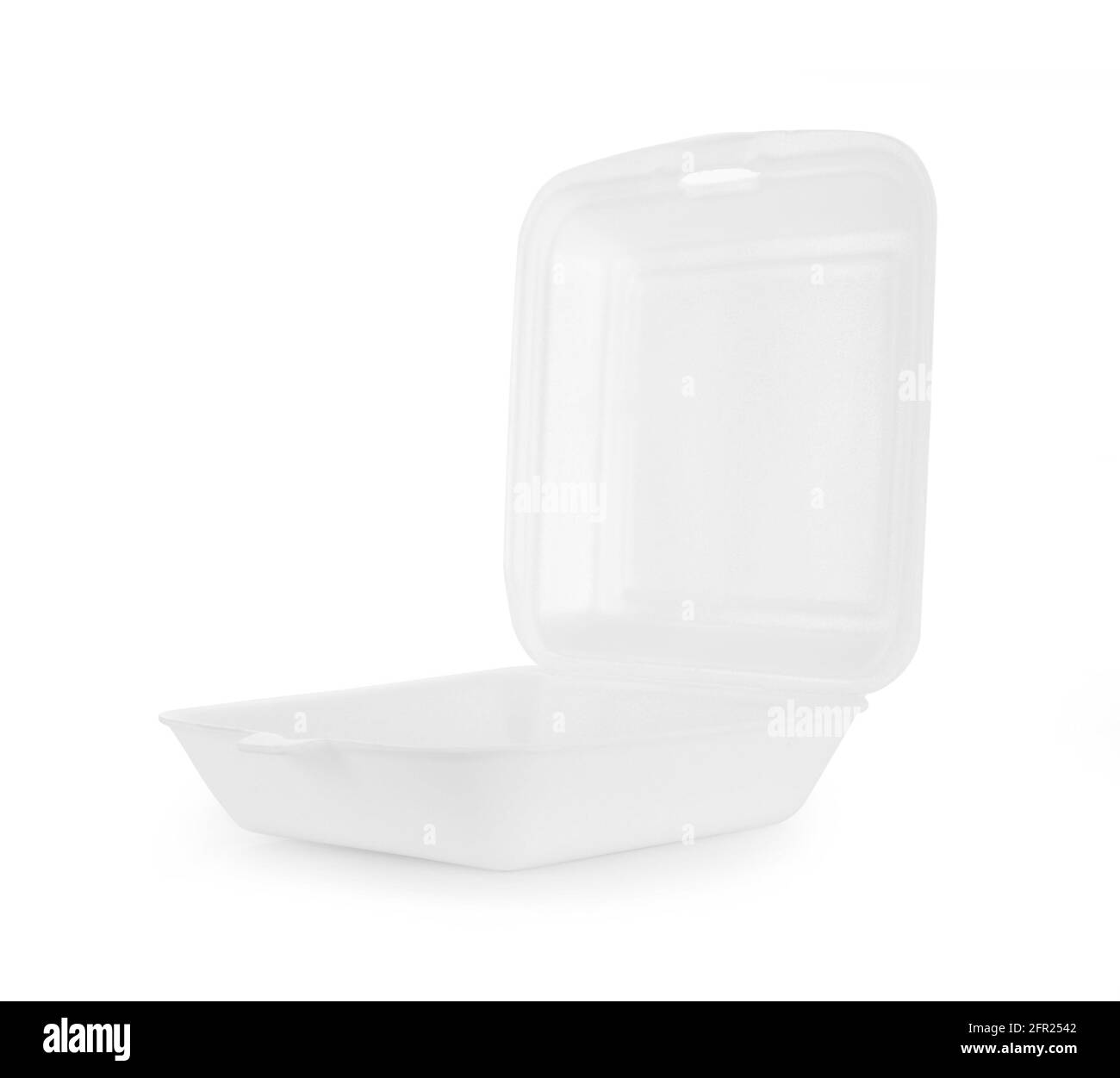 Foam box isolated on white background Stock Photo - Alamy