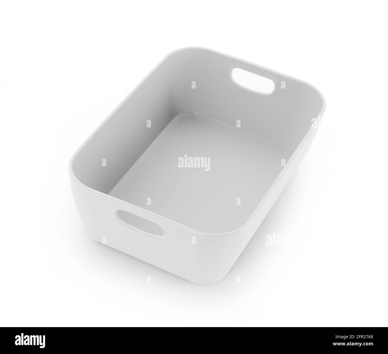 plastic empty bowl on white background Stock Photo - Alamy