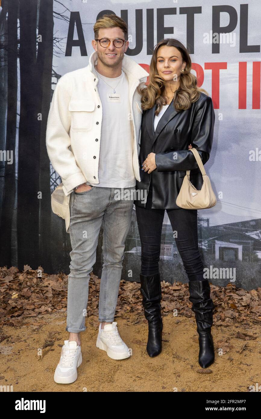 London, UK. 20th May, 2021. Harry Armstrong and Emily Blackwell attend ...