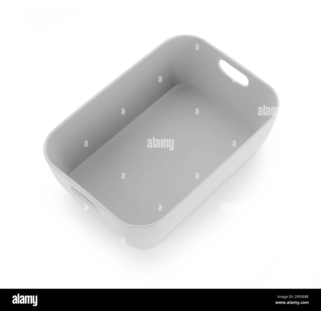 plastic empty bowl on white background Stock Photo - Alamy
