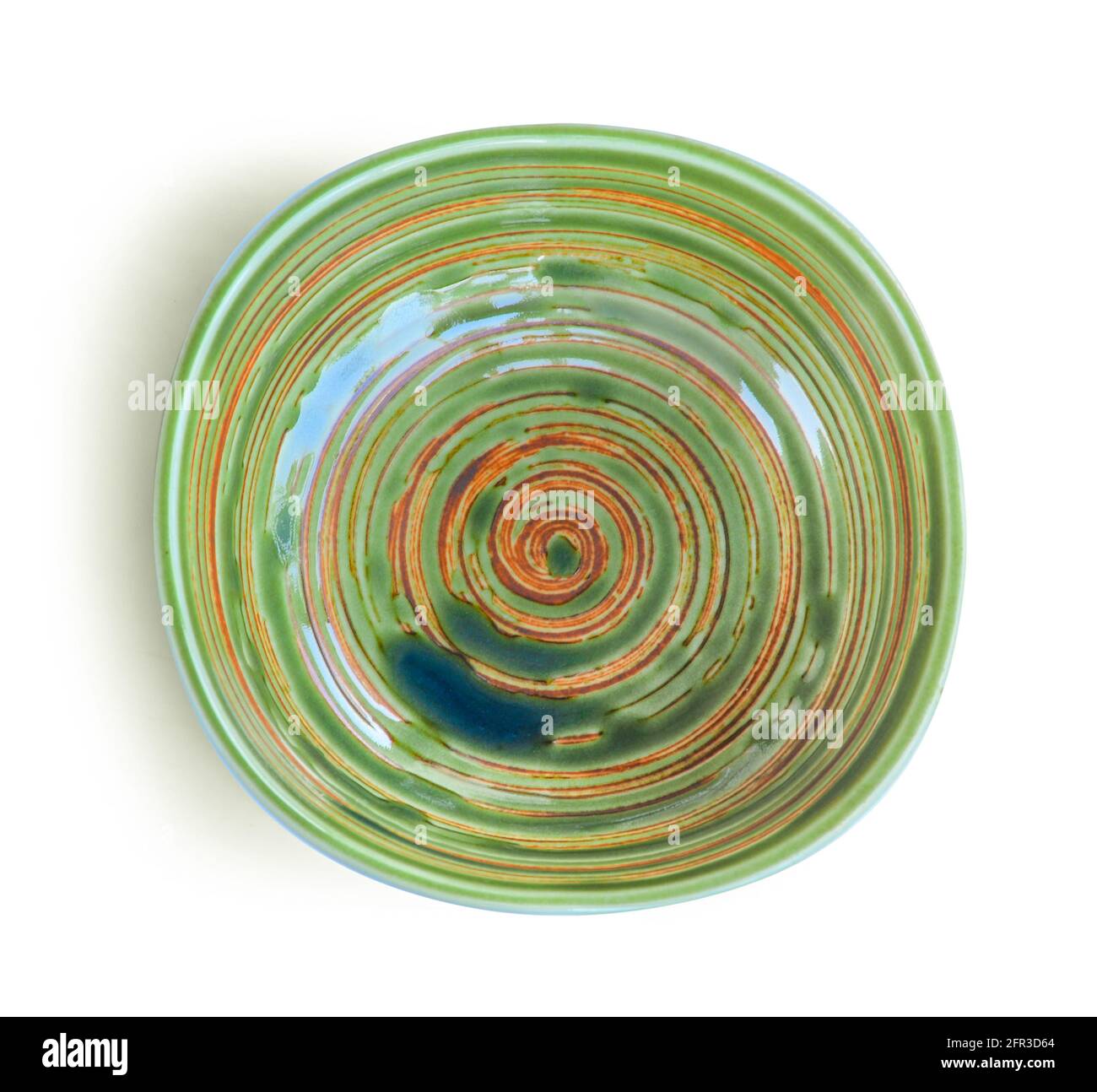 top view ceramic bowl on white background Stock Photo - Alamy