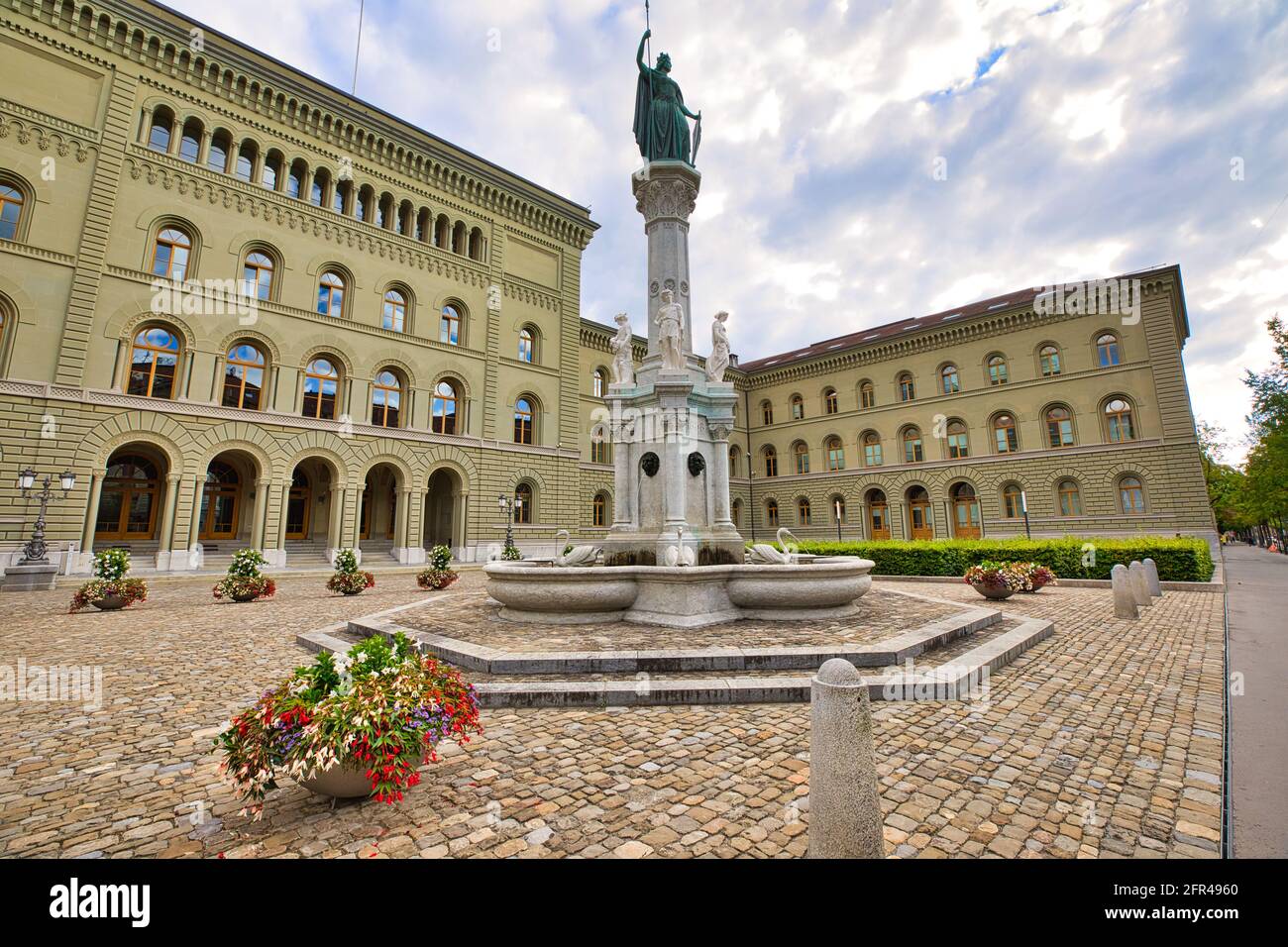 The west wing of Federal Palace, Swiss Parliament building and ...