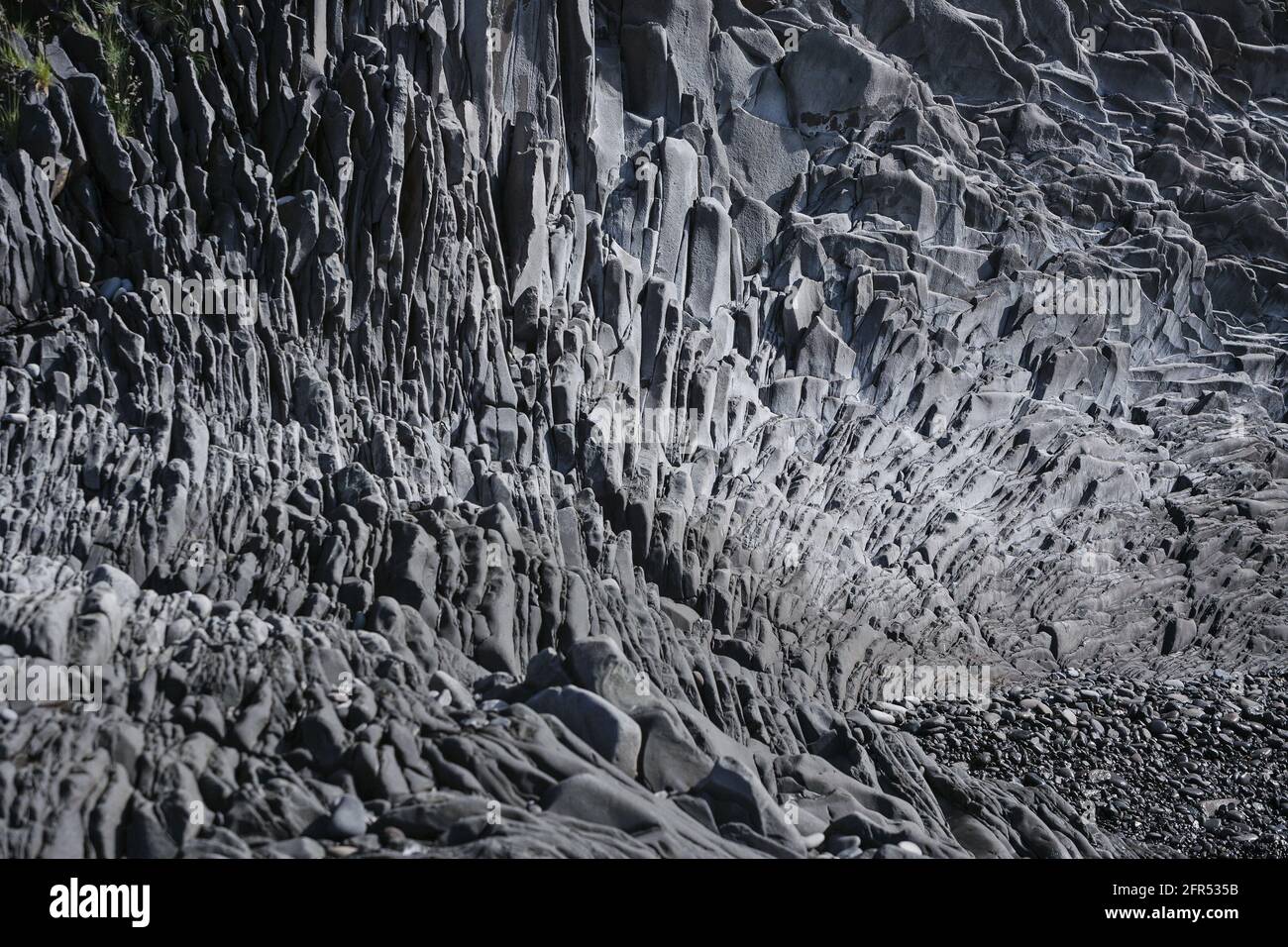 Cool lava pattern from real volcanic eruption in Iceland Stock Photo ...