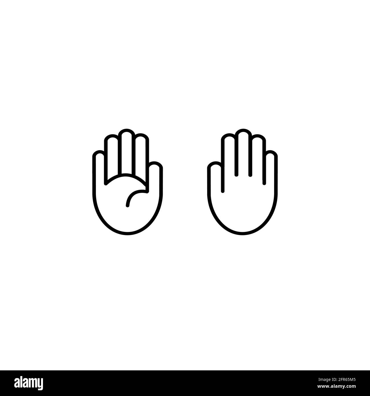 Vector hand icon Stock Vector Image & Art - Alamy