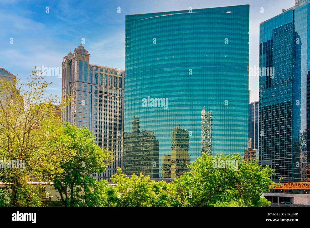 333 West Wacker Building, Chicago, Illinois, USA Stock Photo - Alamy
