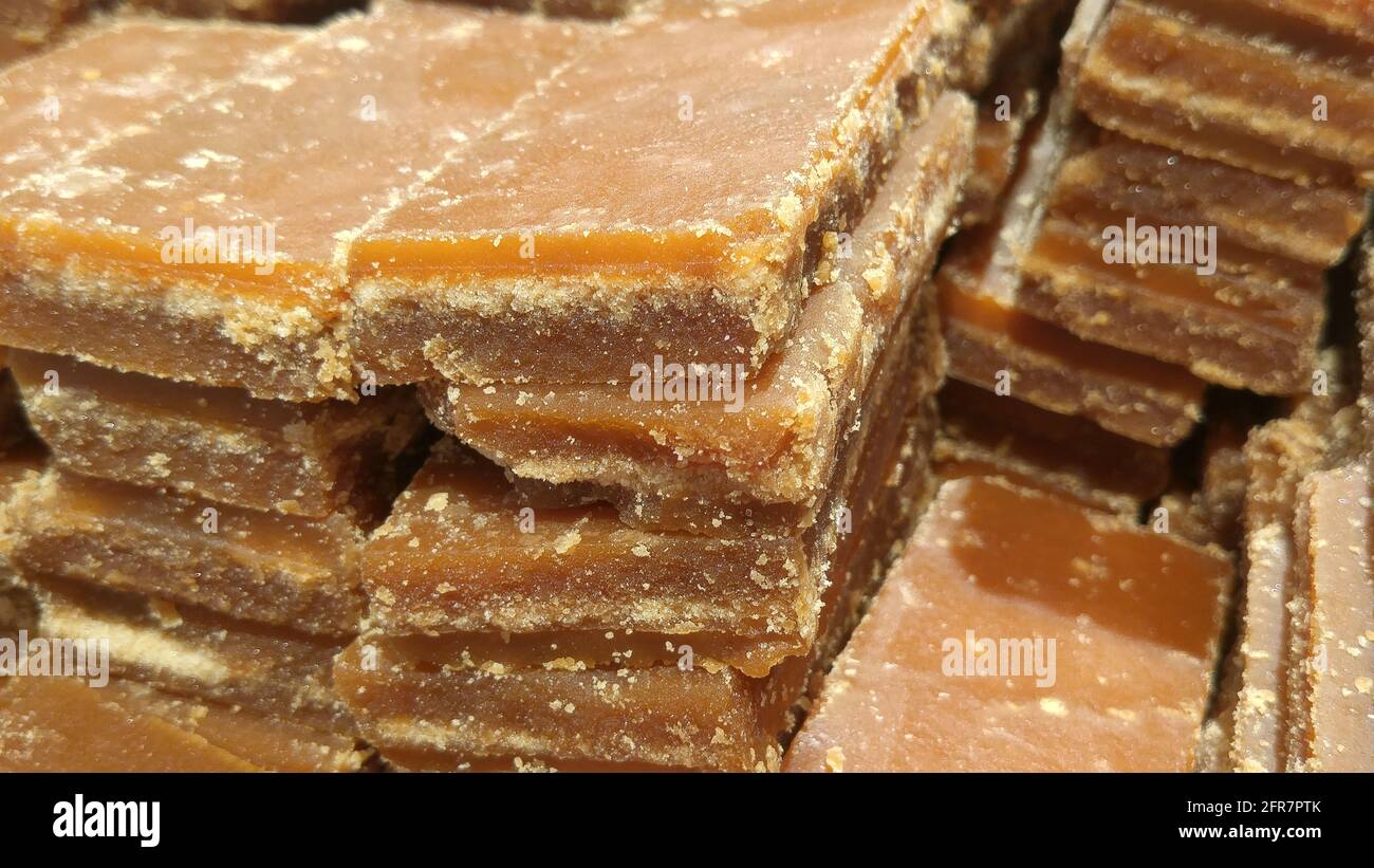 A close-up of a pile of cane candy Stock Photo - Alamy