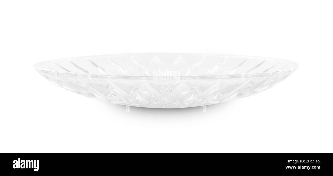 glass plate isolated on white background Stock Photo - Alamy