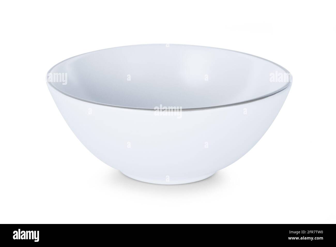 empty bowl isolated on white background Stock Photo - Alamy