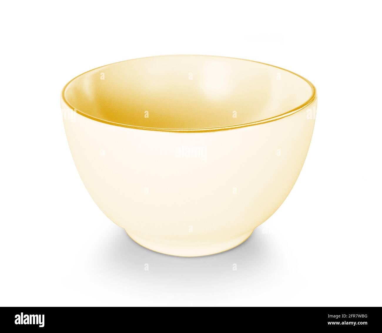 empty bowl isolated on white background Stock Photo - Alamy