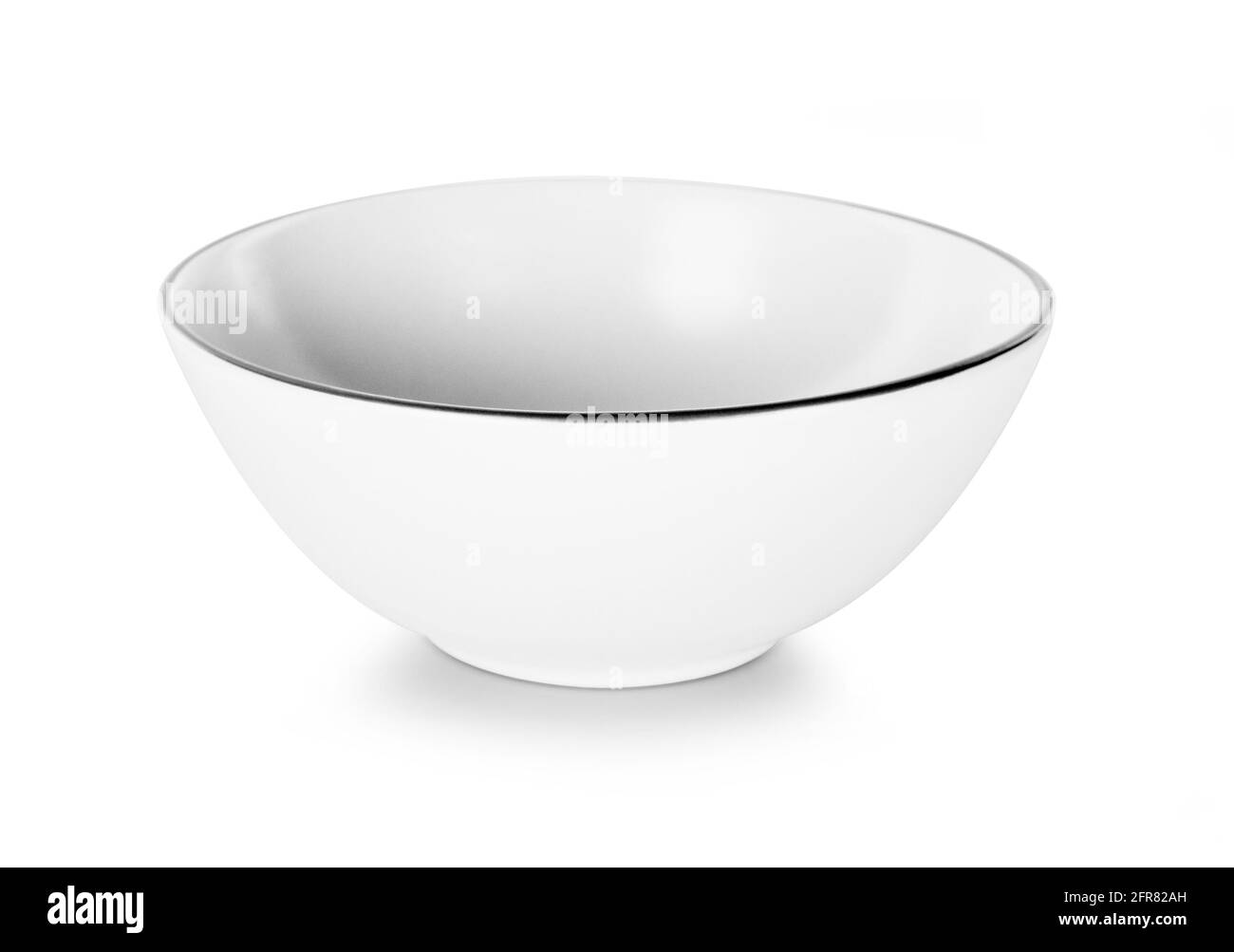 empty bowl isolated on white background Stock Photo - Alamy