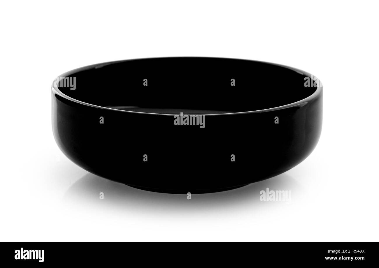 empty bowl isolated on white background Stock Photo - Alamy