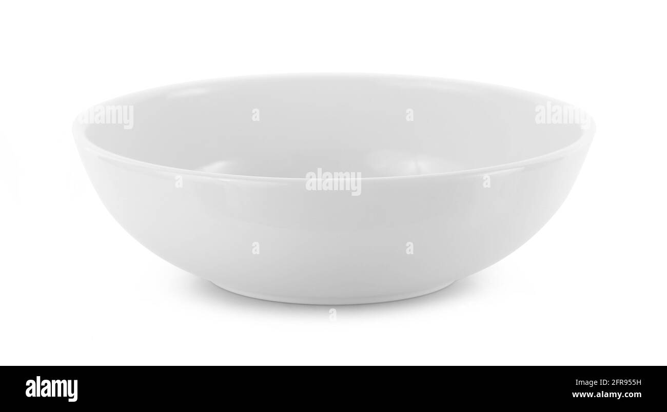 empty bowl isolated on white background Stock Photo - Alamy