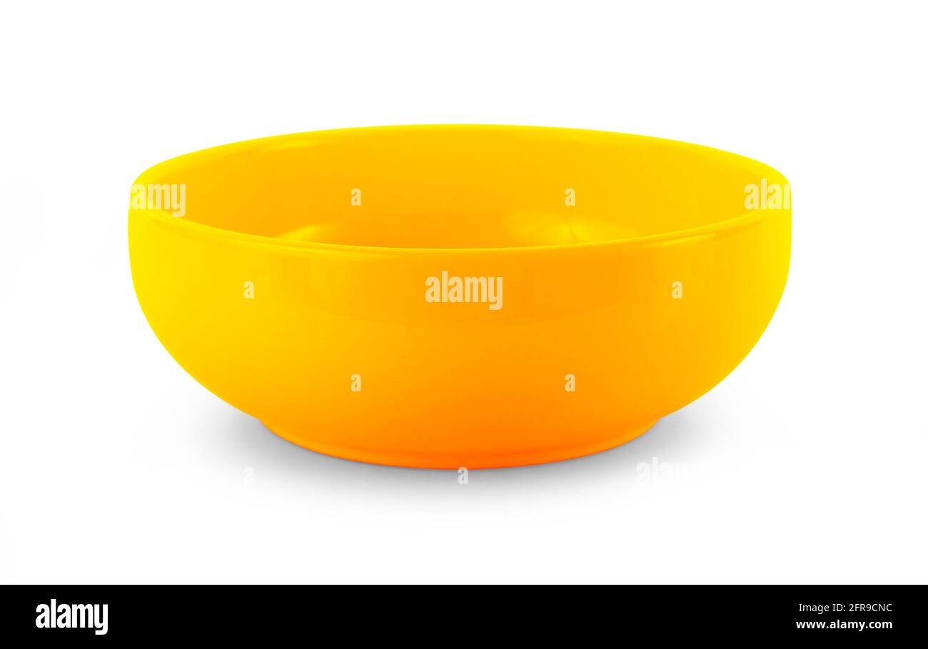 empty bowl isolated on white background Stock Photo - Alamy