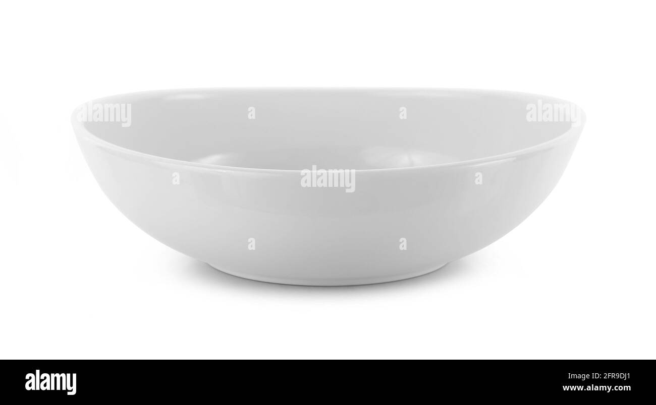 empty bowl isolated on white background Stock Photo - Alamy