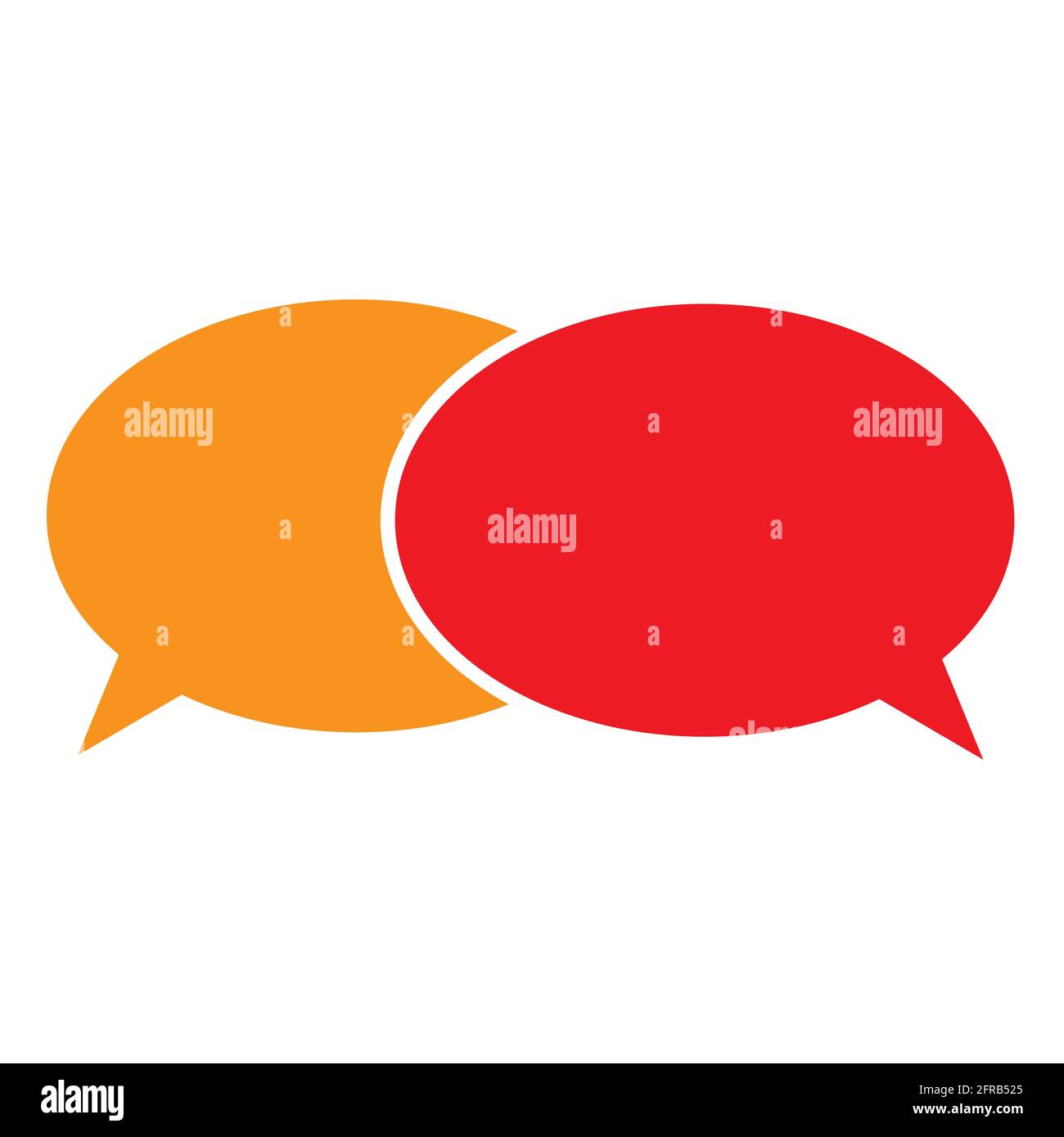 speech bubble icon on white background. dialogue and discussion sign ...