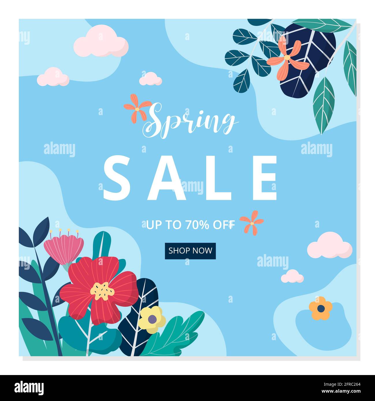 Promotion post design banner Cut Out Stock Images & Pictures - Alamy