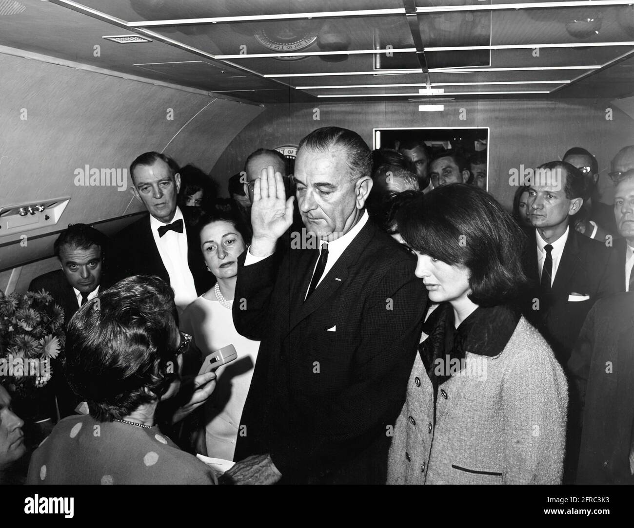 Sarah t hughes with jackie kennedy hi-res stock photography and images ...