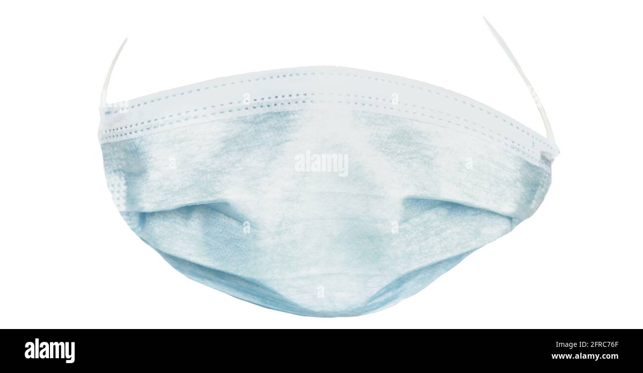 Medical PPE face mask for coronavirus prevention isolated. Surgical ...