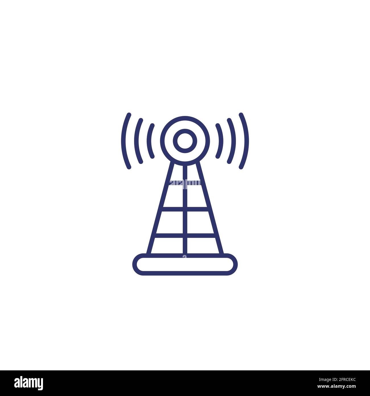 Radio mast symbol Stock Vector Images - Alamy