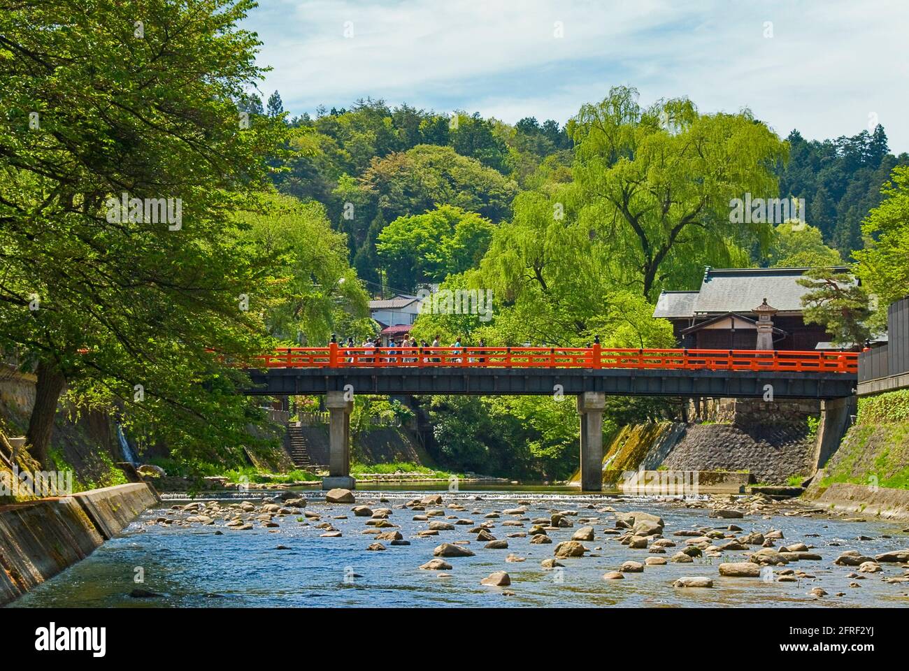 Nakabasi Bridge, Takayama Stock Photo - Alamy