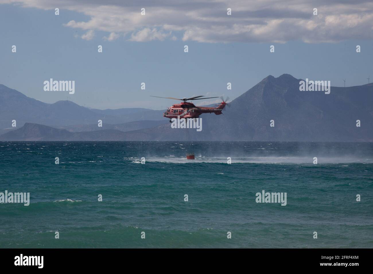 Greek helicopter hi-res stock photography and images - Alamy
