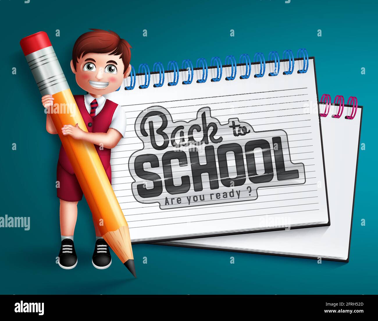 Using holding pencil Stock Vector Images - Alamy