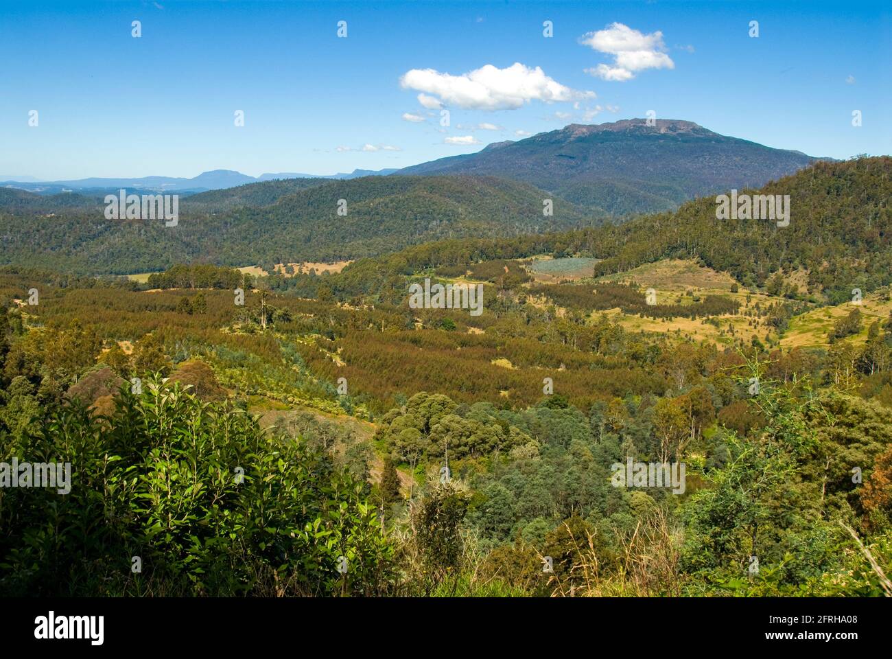 Western Bluff and Mersey Valley, Tasmania, Australia Stock Photo - Alamy