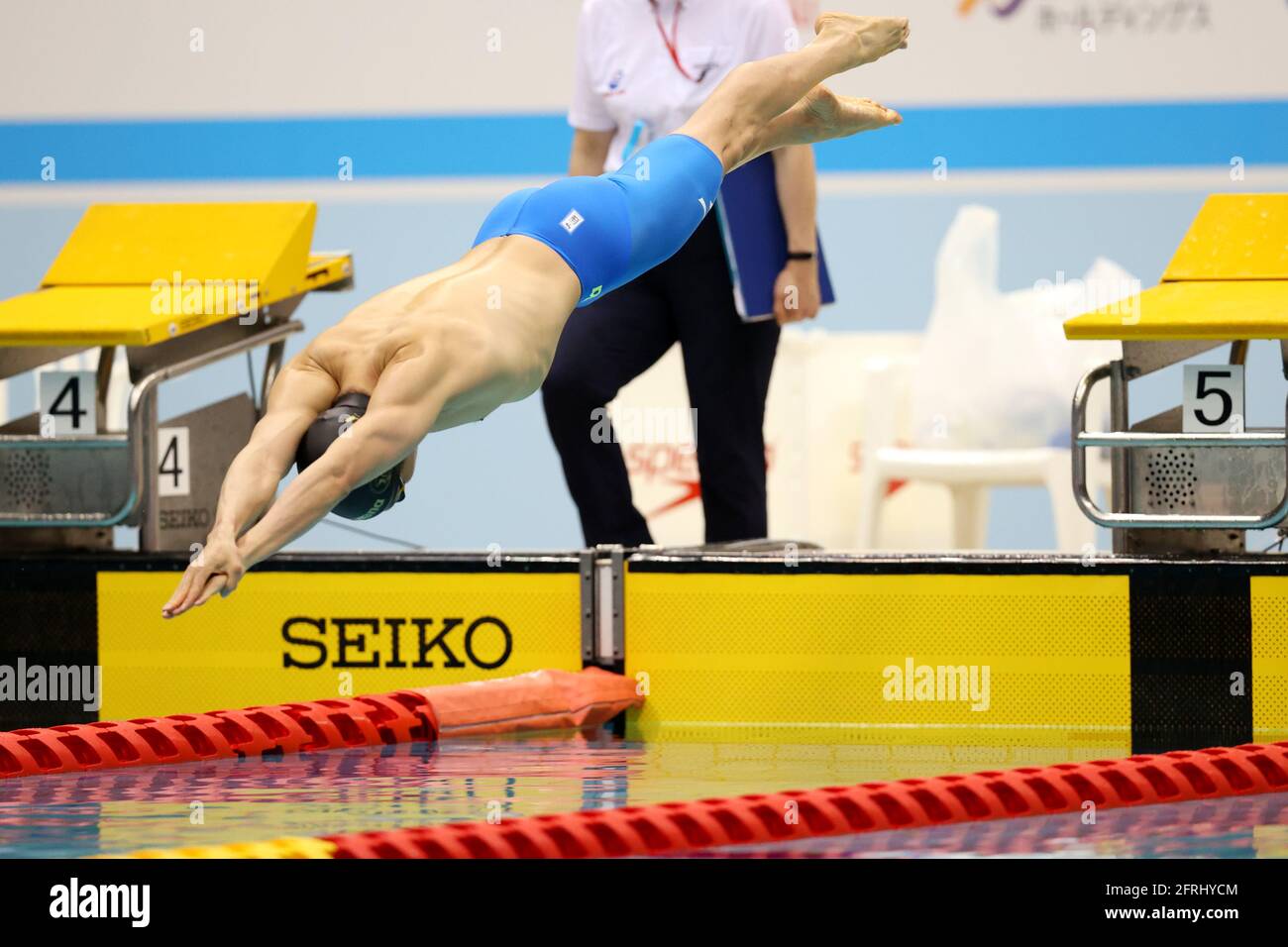 Yokohama International Swimming Center, Kanagawa, Japan. 21st May, 2021 ...