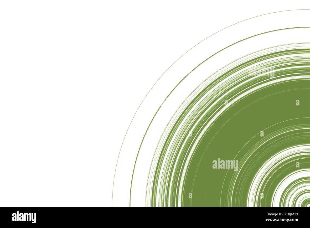 Illustration of green dynamic circle shapes on white background Stock ...