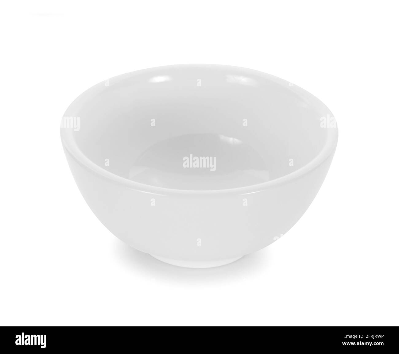 empty white bowl isolated on white background Stock Photo - Alamy