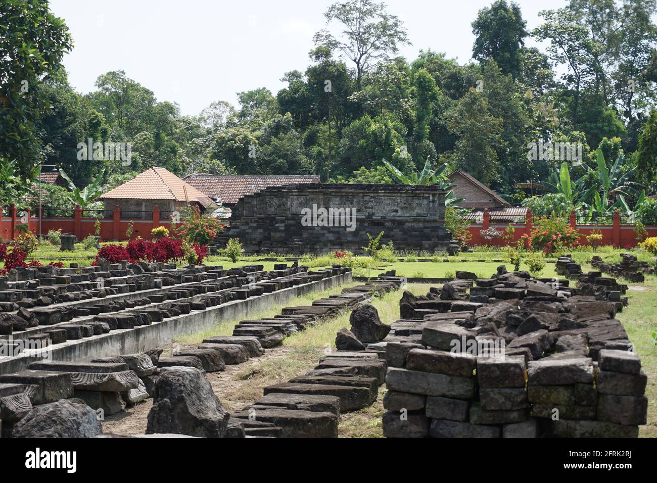 Kediri, East Java Indonesia - March 15th, 2021: The ruins of Surowono ...
