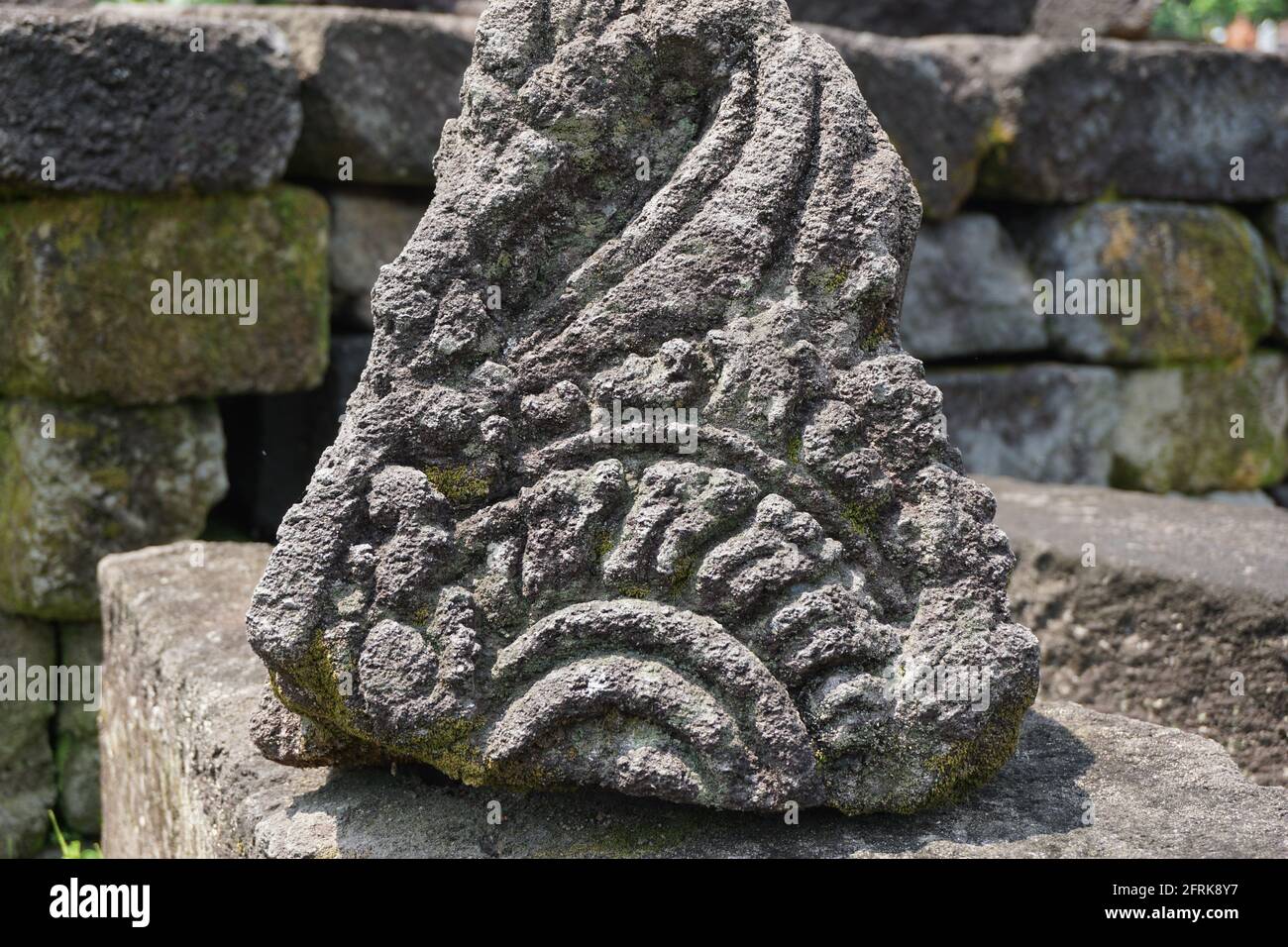 Kediri, East Java Indonesia - March 15th, 2021: The ruins of Surowono ...