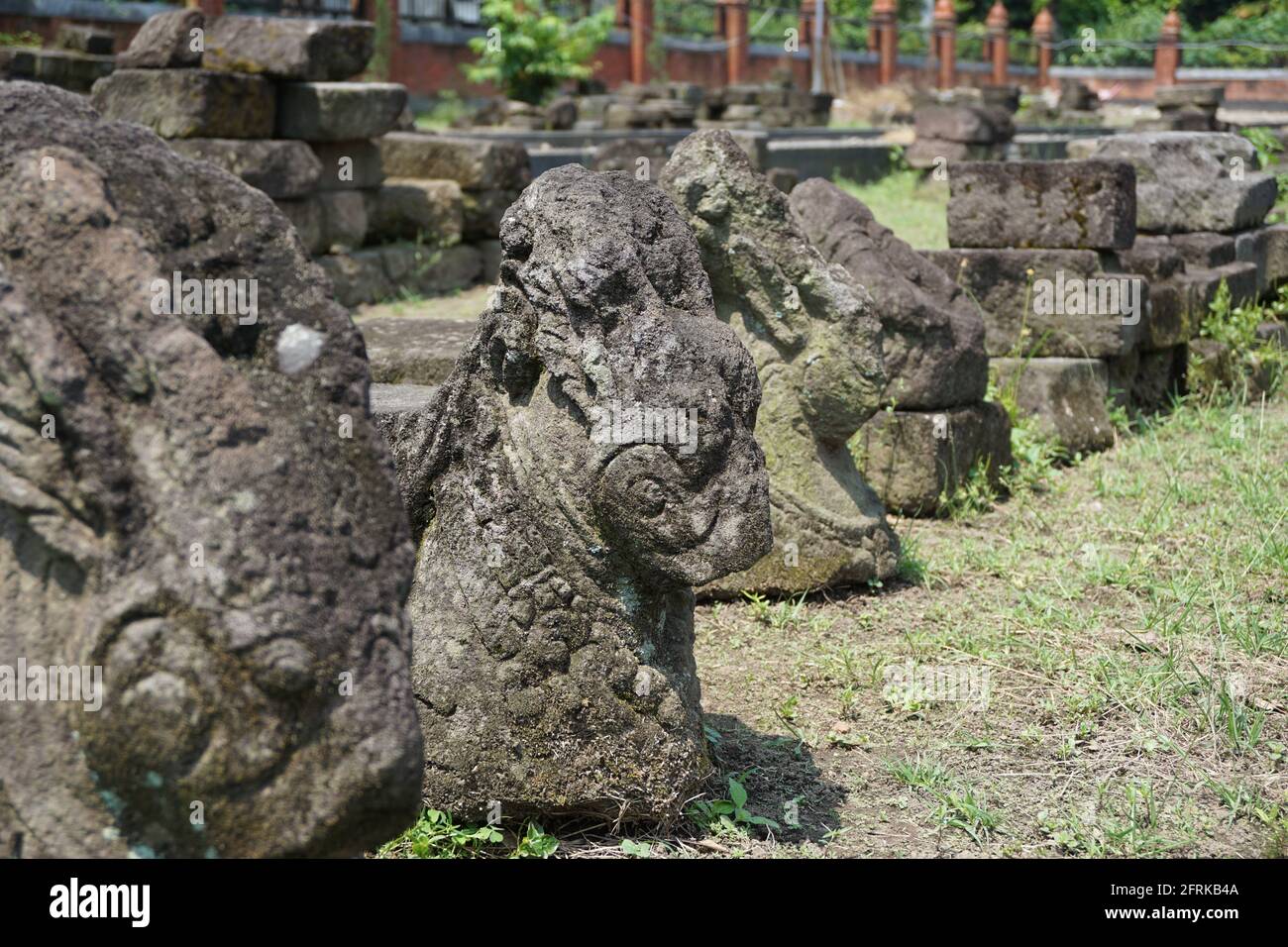 Kediri, East Java Indonesia - March 15th, 2021: The ruins of Surowono ...