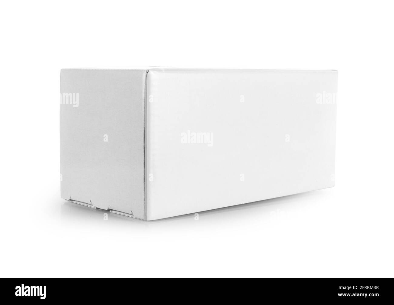 white box isolated on white background Stock Photo - Alamy