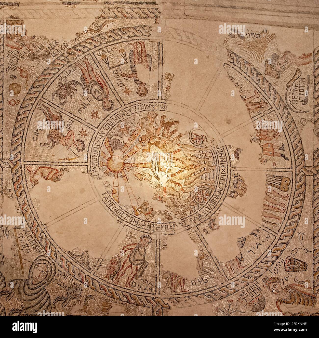 Sepphoris synagogue mosaic hi-res stock photography and images - Alamy