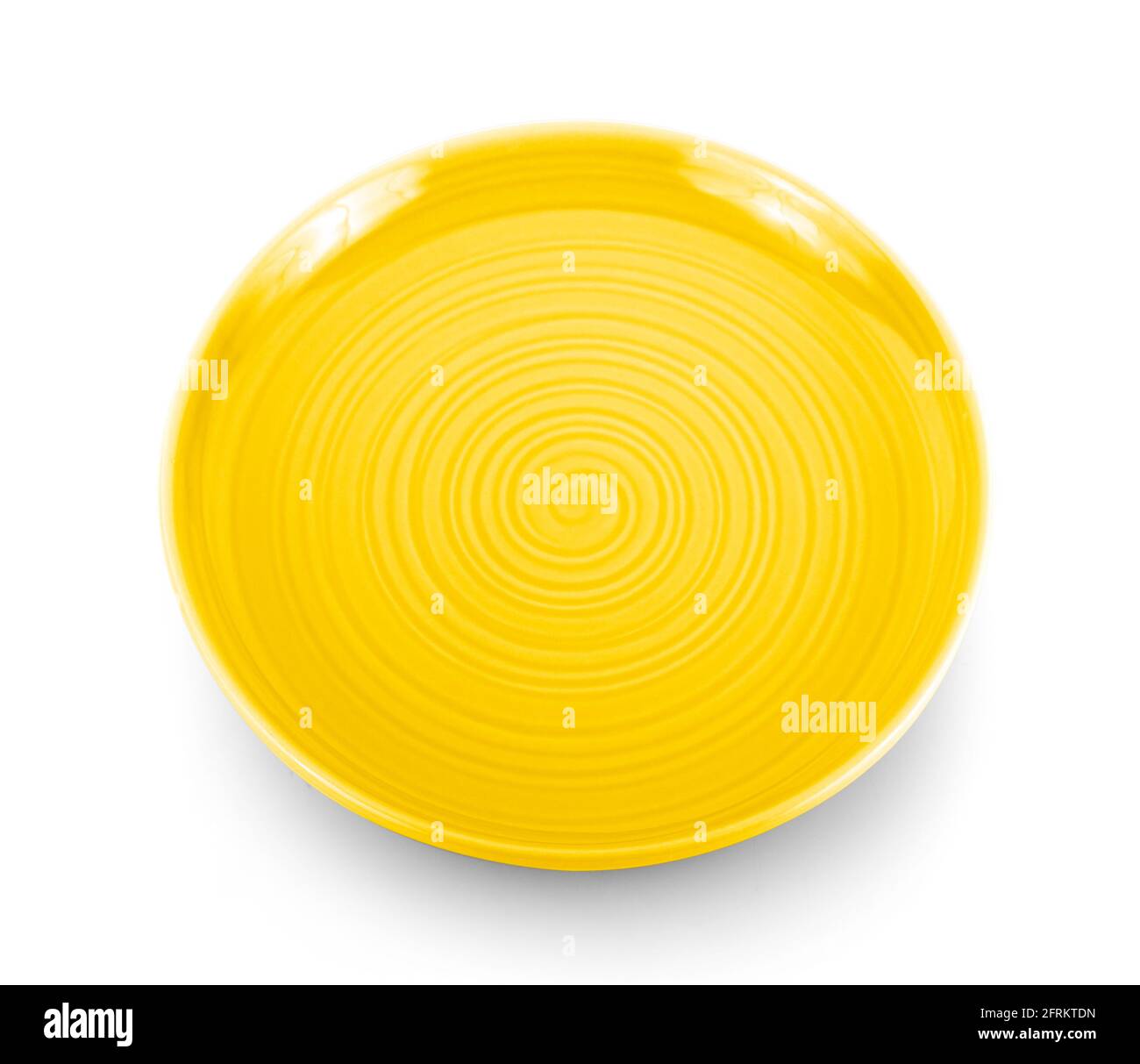 circle plate isolated on white background Stock Photo - Alamy