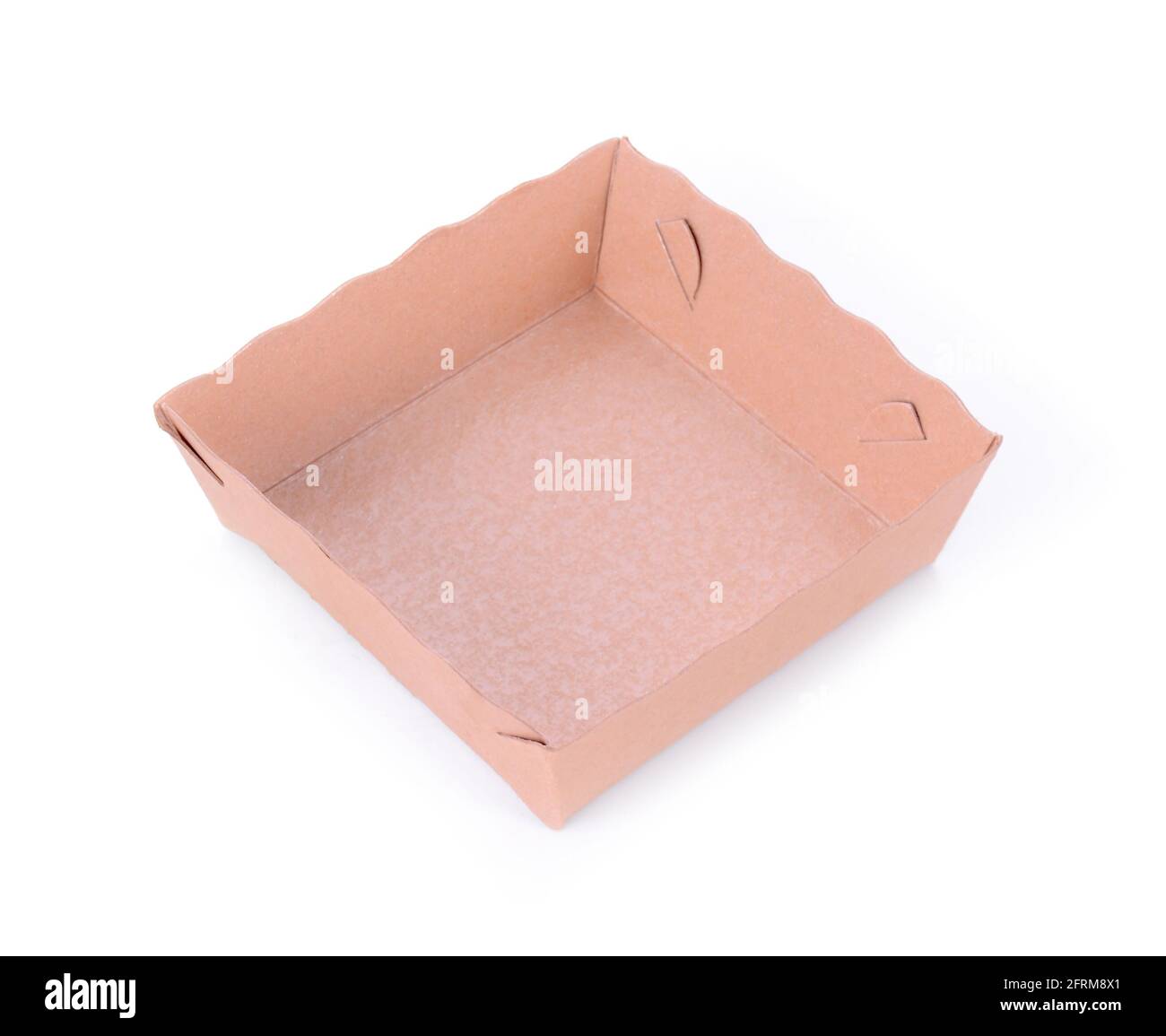 empty Food box on white background Stock Photo - Alamy