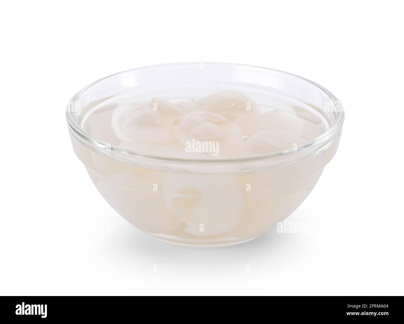 Longan syrup in glass on white background Stock Photo - Alamy