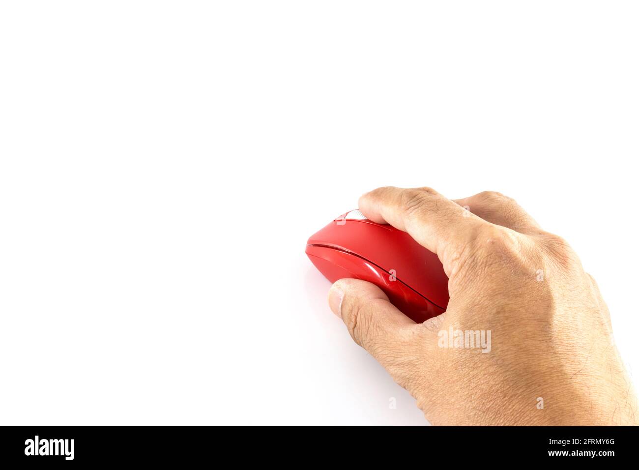 Hand holding wireless mouse hi-res stock photography and images - Alamy