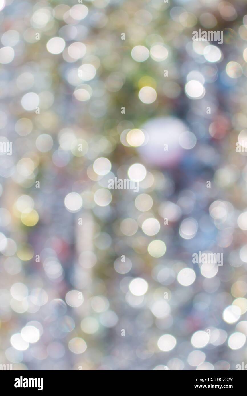 abstract silver bokeh background with texture Stock Photo - Alamy
