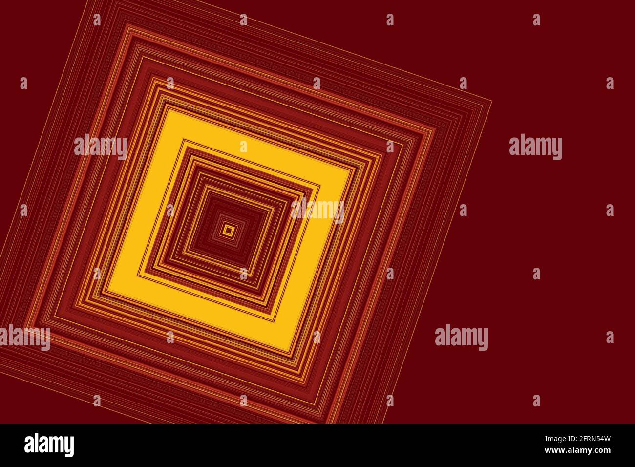Illustration of dynamic square shapes on burgundy background Stock ...