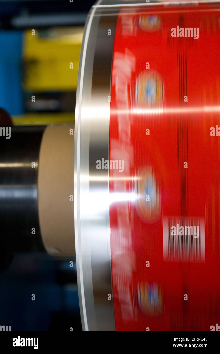 PRINTING MACHINE, FACTORY Stock Photo - Alamy