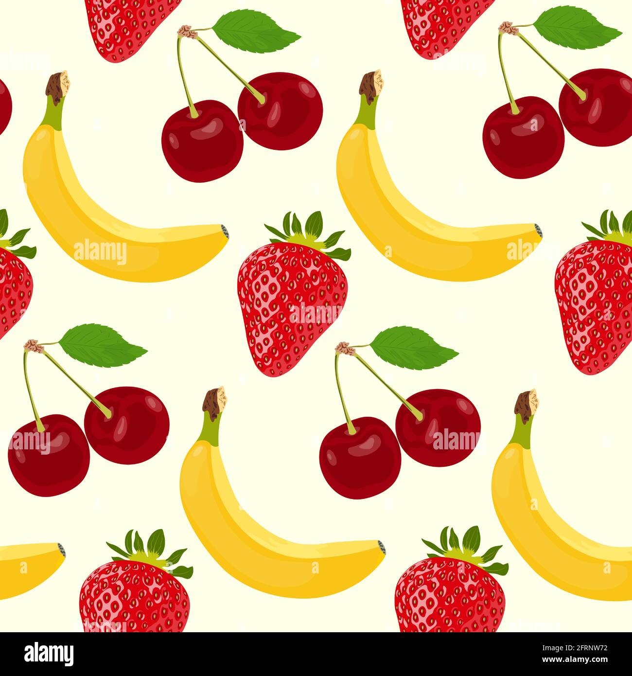 Colorful fruit background of ripe juicy fruits and berries on a light ...