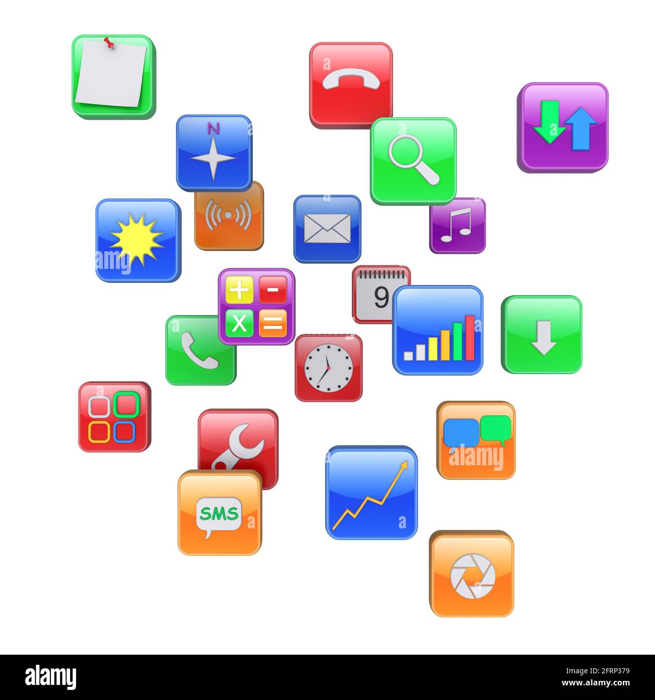 3d rendered mobile hi-res stock photography and images - Alamy